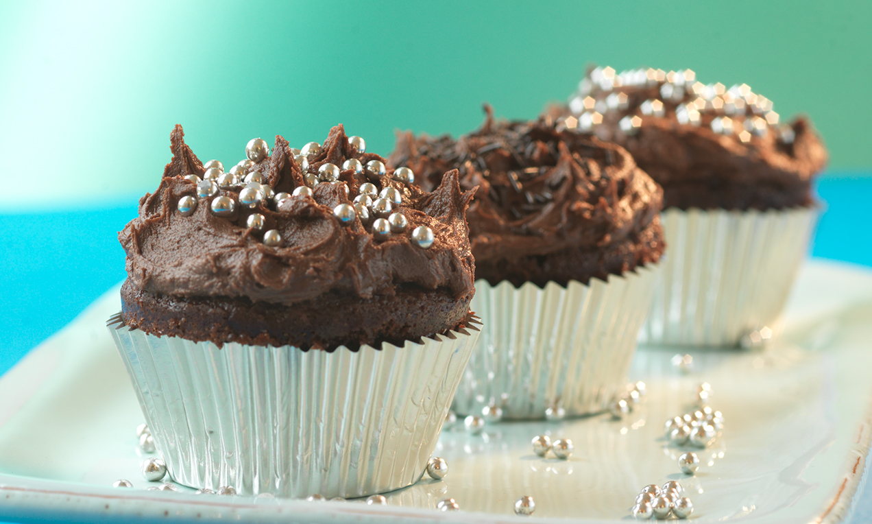 Choko-chok-cupcakes opskrift | Dr. Oetker