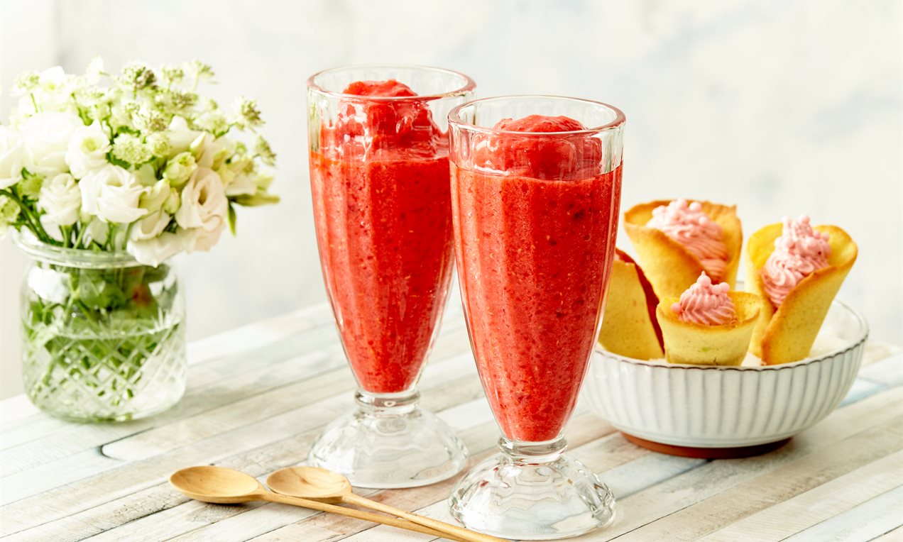 Pink Frosé mocktail opskrift | Dr. Oetker