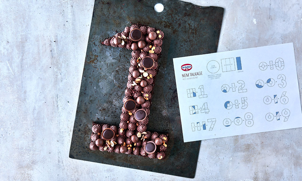 Brownie talkage opskrift | Dr. Oetker